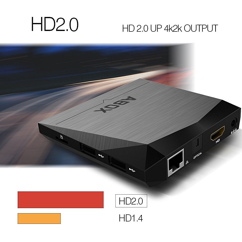 2017 Model ABOX A1 Plus Android 6.0 TV Box with Amlogic S905X 64 Bits ...