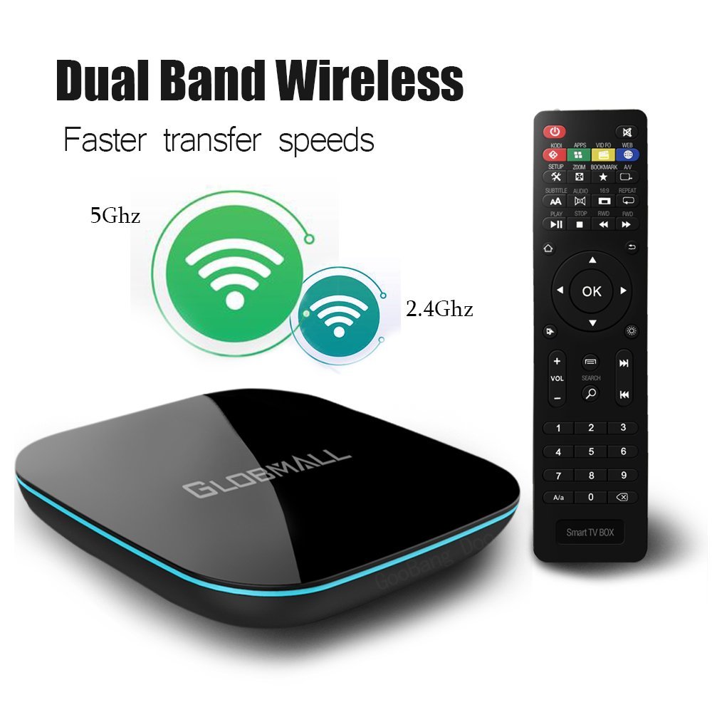 [free Mini Keyboard] 2017 Model Globmall Android 6 0 Tv Box X2 Android