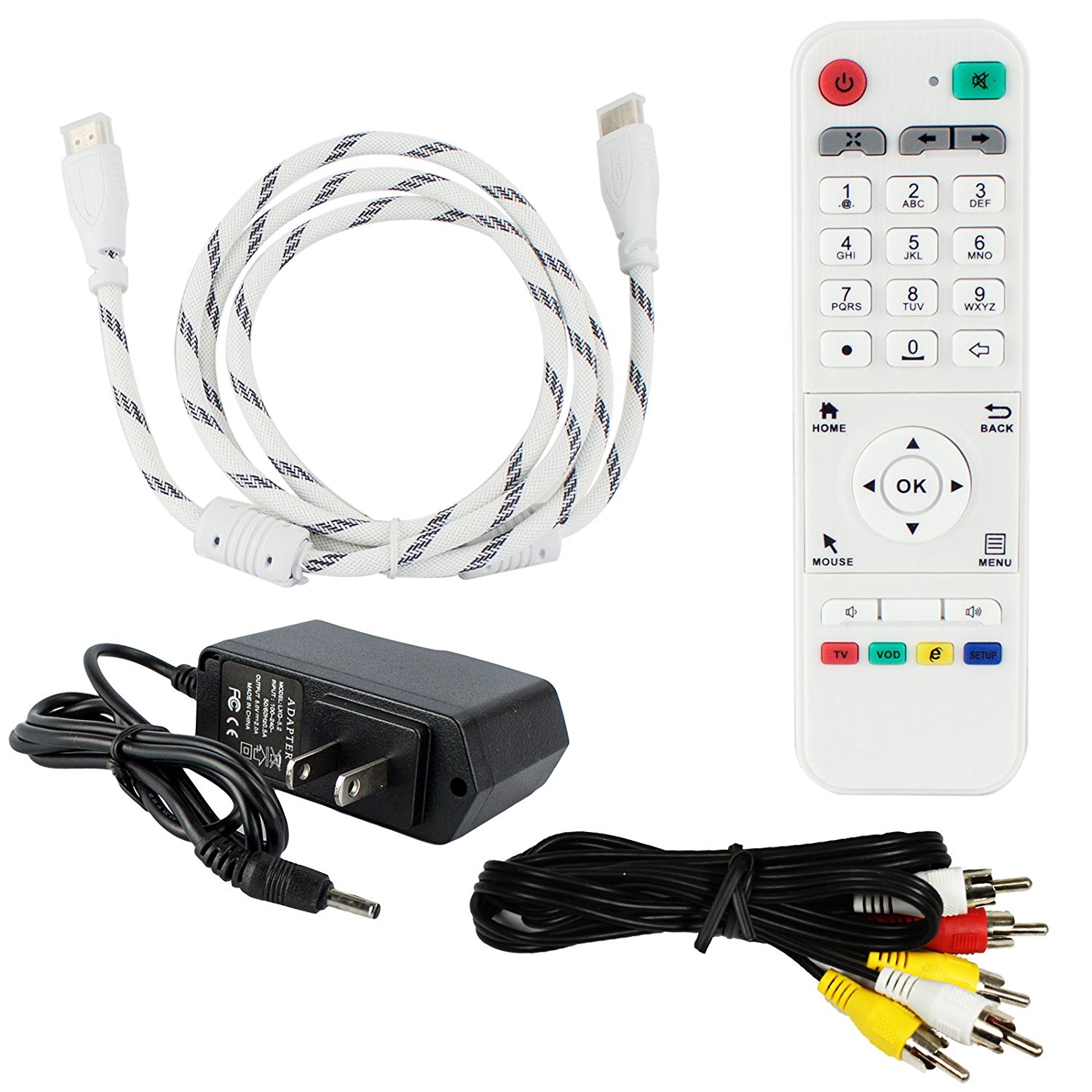 Loolbox Arabic IPTV Box + NEXspark Mira Mini Wireless Keyboard MK1 ...