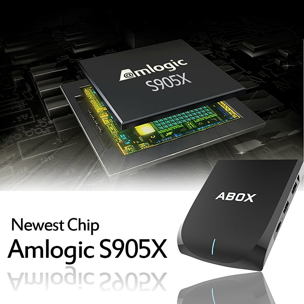 2017 Model ABOX A2 Android 6.0 TV Box with Amlogic S905X 64 Bits 16GB ...