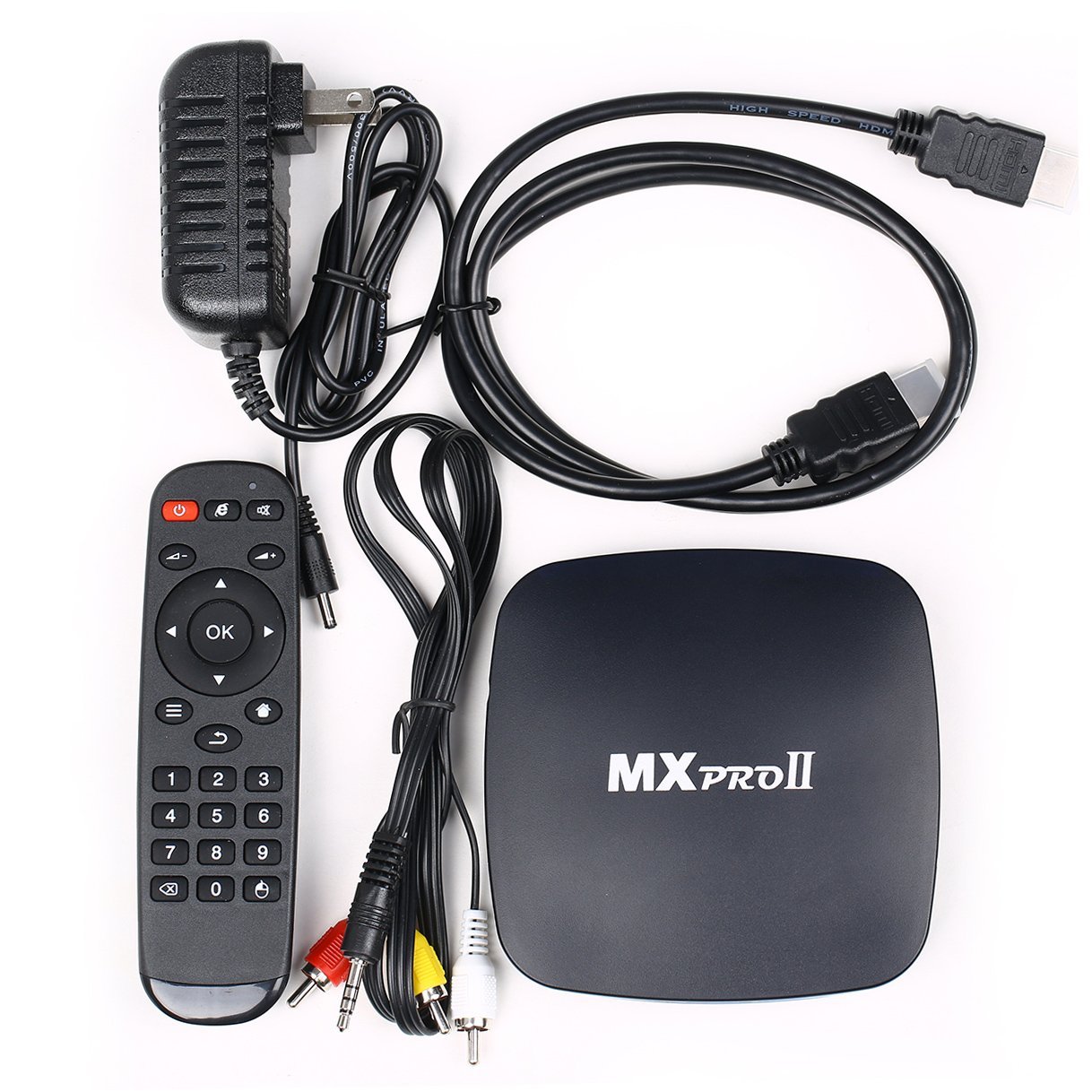 Wifi Bluetooth 3D Airplay Smart TV Box Vokul Amlogic S905 Quadc Core 2 ...