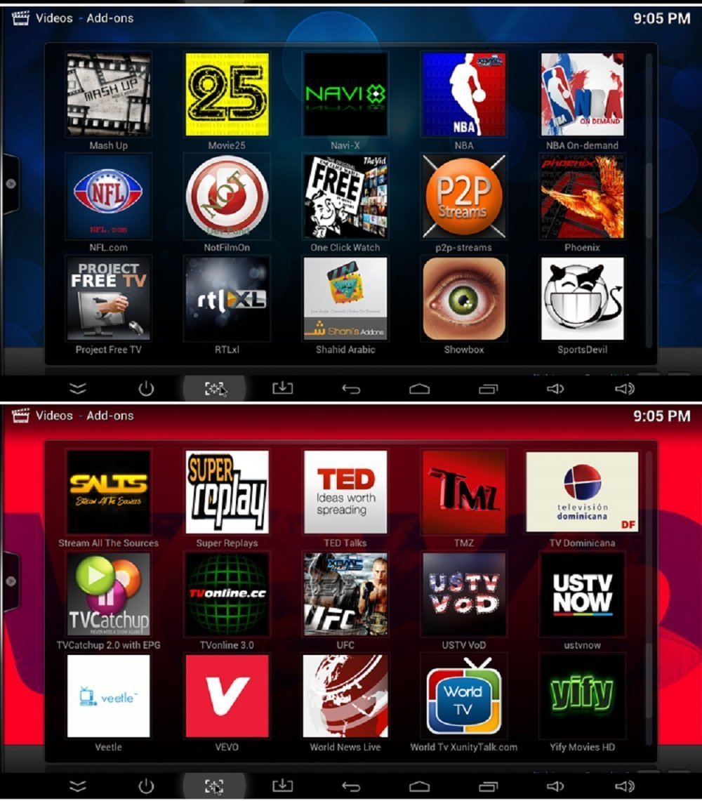 Quad Core Android TV Box Powerlead PL-T8 PRO 2G/8G KODI 14.2 Support ...