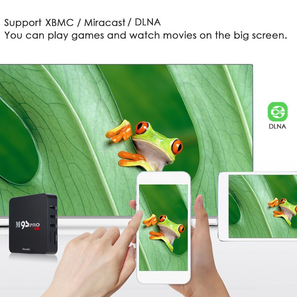 Docooler® M9S-PRO Smart Android TV Box Android 5.1 Amlogic S905 Quad ...