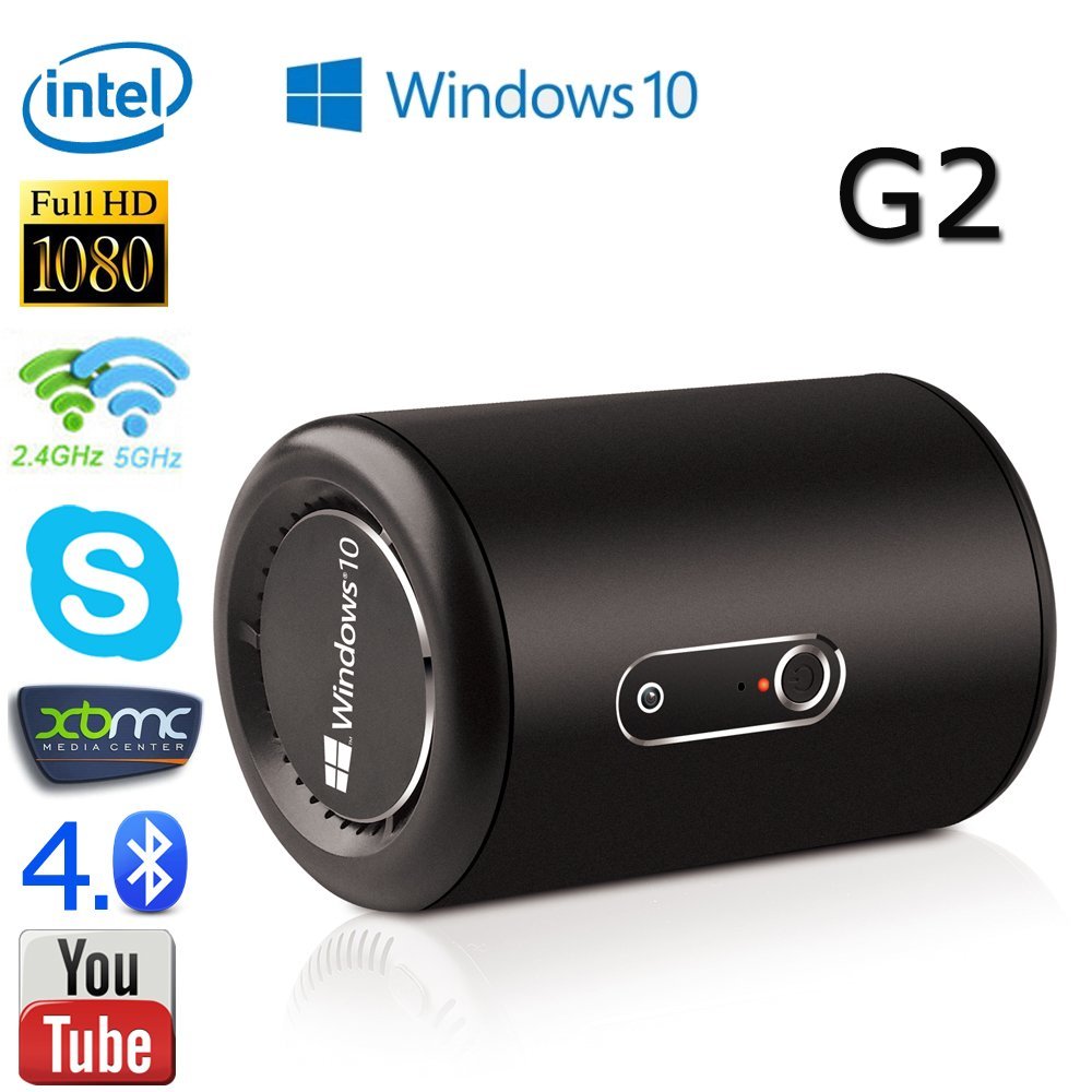 AiiBAX G2 Windows 10 Mini PC TV BOX & Streaming Media Player Intel Bay ...
