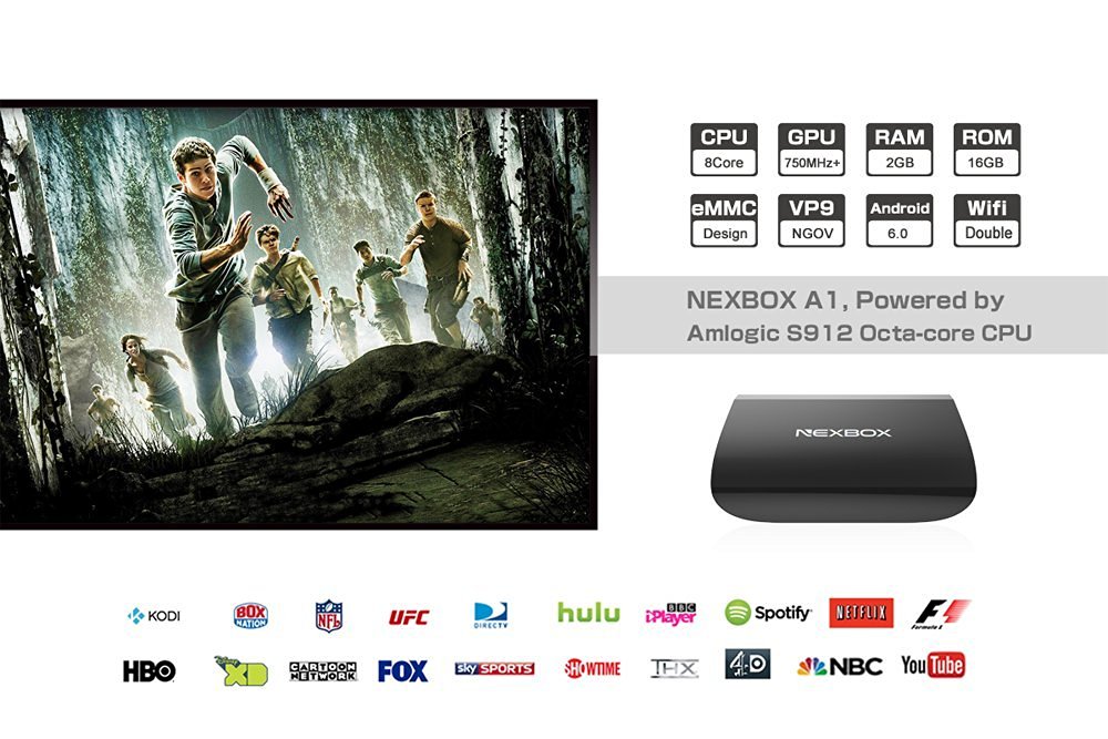 2016 latest model 4K Android Media Box Amlogic S912 Chipset Kodi 16.1 ...