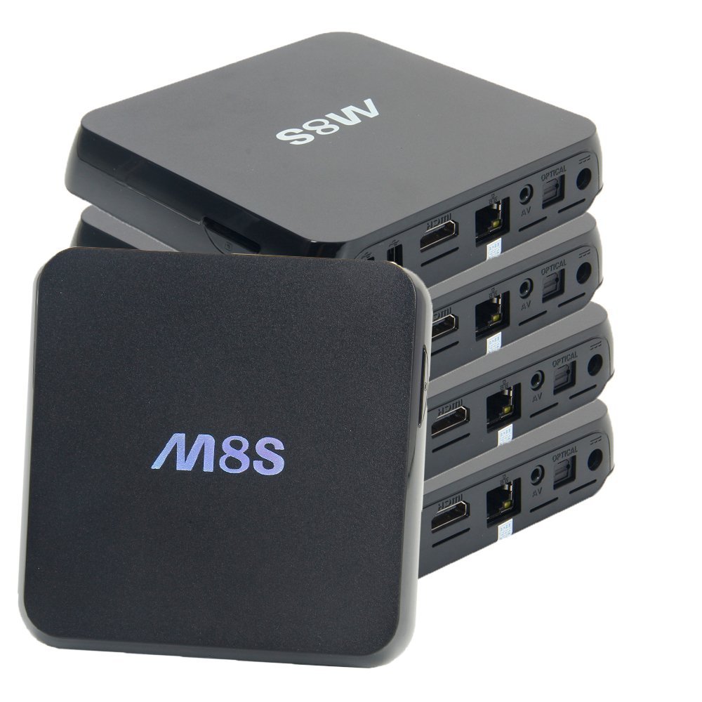 Olymstore 5PCS M8S Amlogic S812 Android 4.4.2 TV Box Quad-core 2GB+8GB ...