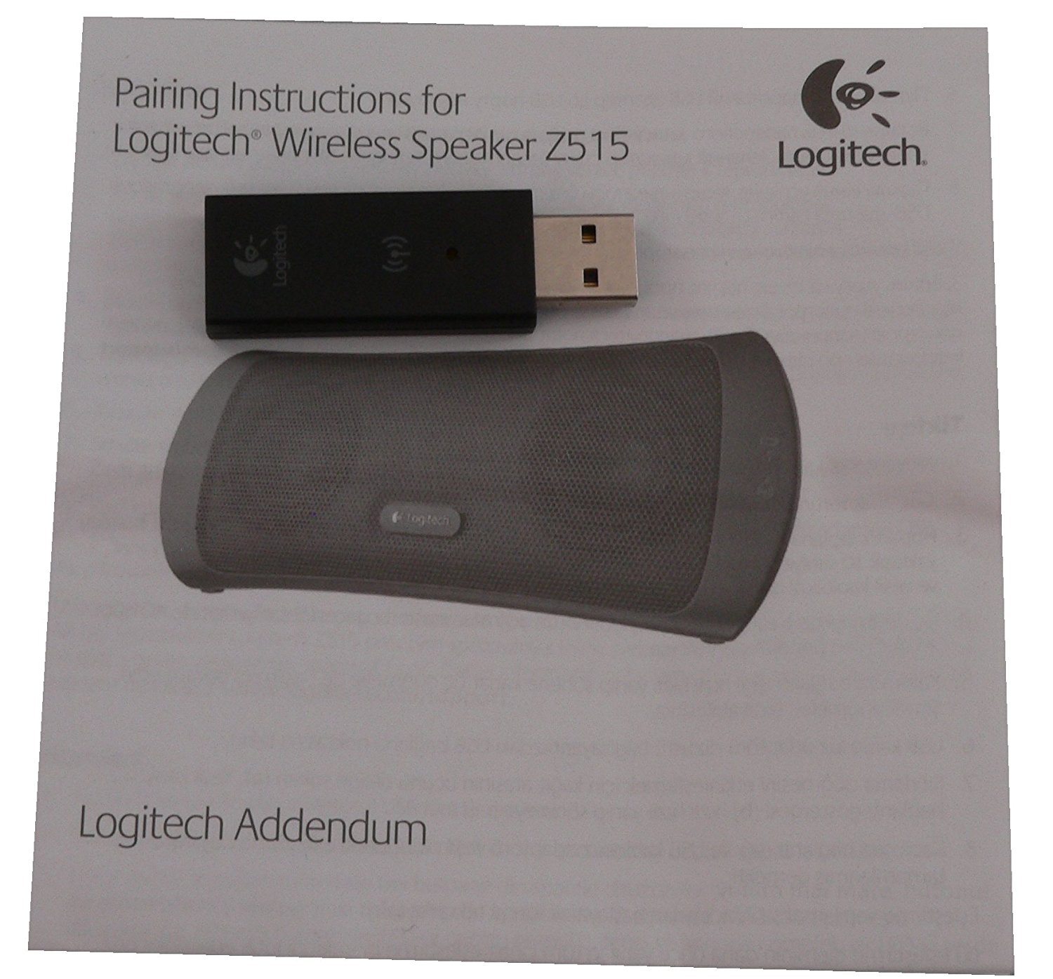 Original Logitech USB Receiver for Logitech Wireless USB Speaker Z515 ...
