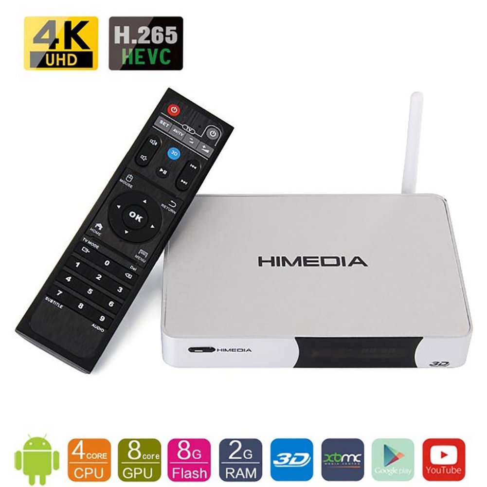 HiMedia H8 64-bit Octa-Core Android 5.1 Lollipop TV Box 2GB RAM 16GB ...