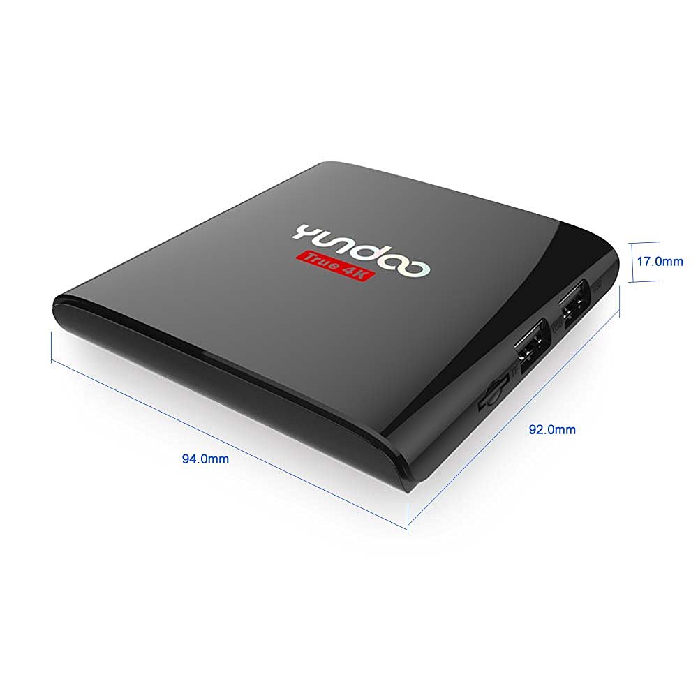 Yudoo Y6 Android 6.0 TV Box Powered by Newest Amlogic S905X 64Bit Quad ...