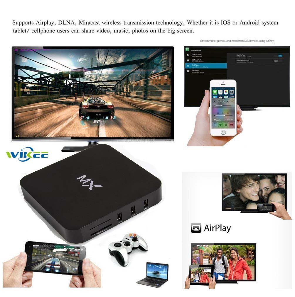 [Free Wireless Mini Keyboard] WIIKEE MX Amlogic S805 Quad Core Kodi ...