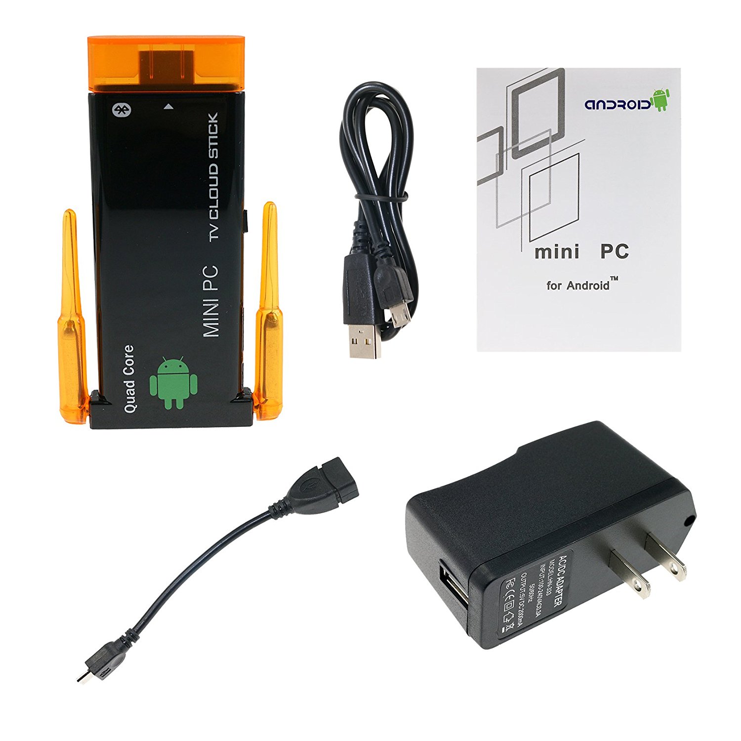 Urant J22 Mini PC Stick Android 4.2/4.4 Multimedia TV Cloud RK3188T CPU ...