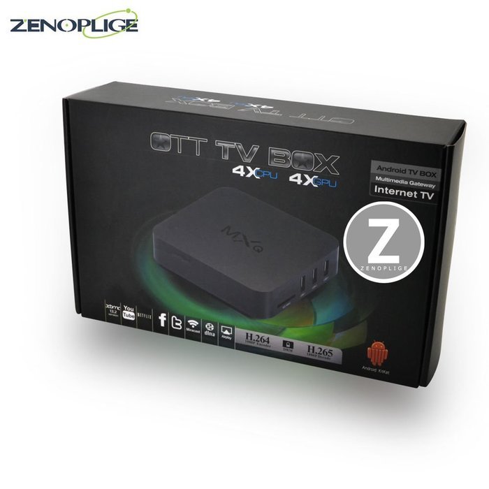 Zenoplige MXQ Amlogic S805 Quad Core Android TV Box KODI Pre-installed ...