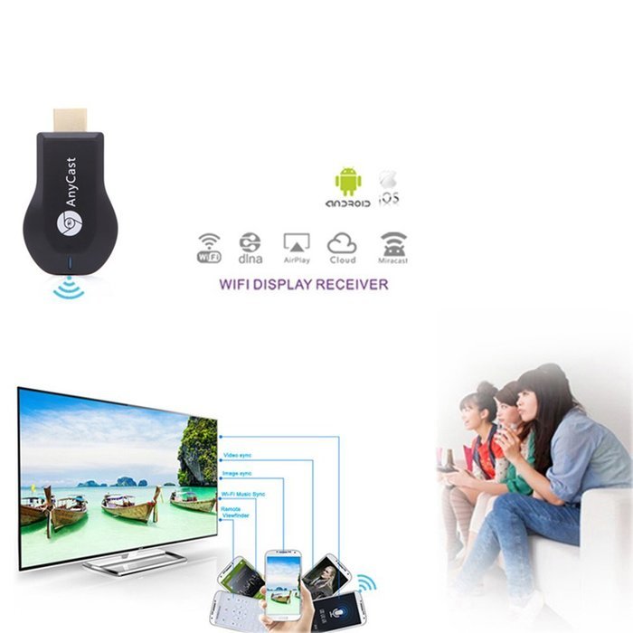 Docooler AnyCast M2 Plus Mini Wi-Fi Display Dongle Receiver 1080P ...