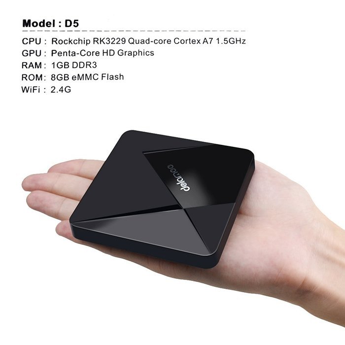 Fxexblin D5 Android 5.1 Smart Kodi TV Box Pre-installed RK3229 Quad ...