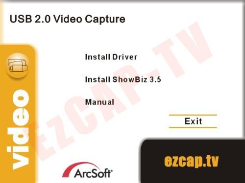 EZCAP.TV 116 EzGrabber USB 2.0 Video Capture VHS to DVD Converter for ...