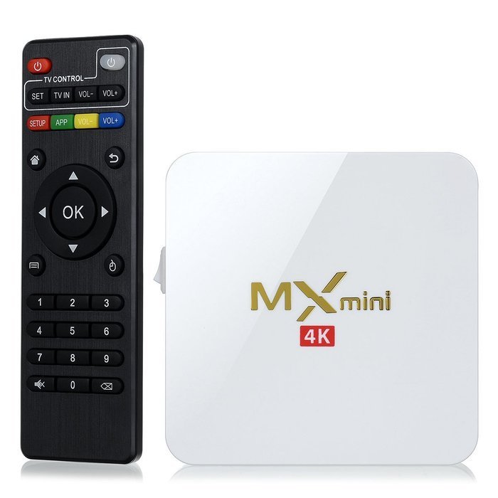 [New Design] Mini MX 4K Quad Core Android 5.1 TV Box S905 1G 8G Wifi ...