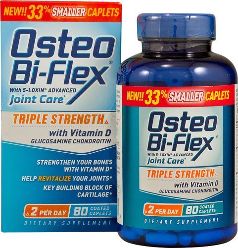 Osteo Bi-Flex Advanced Triple Strength with Vitamin D3, 80 caplets(3 ...