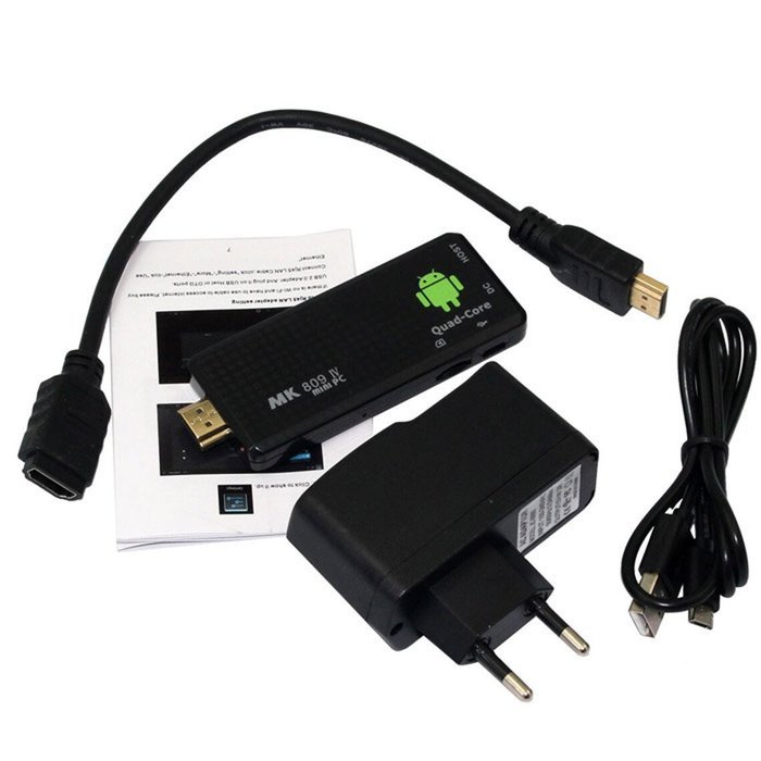 Baile Mini PC TV Stick MK809 IV Smart Media Player Android 4.4 Quad ...