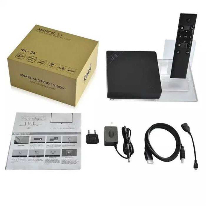 ODGear I68 Android 5.1 Smart TV Box RK3368 Octa Core Kodi WiFi 1G/8G ...