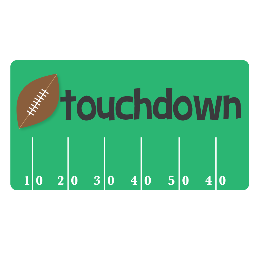 Touchdown ruler free image download