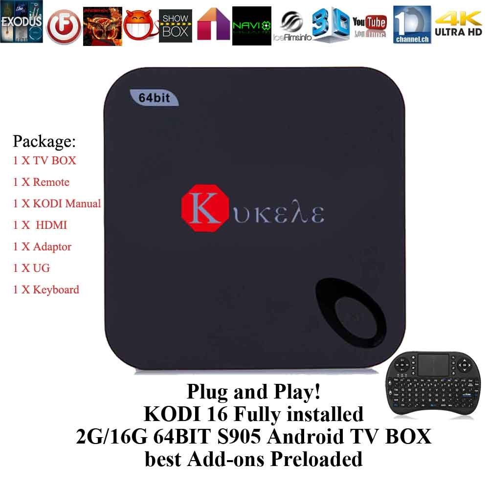 Kukele Fully Unlocked Loaded XBMC KODI 2GB/16GB Quad Core 64bits ...