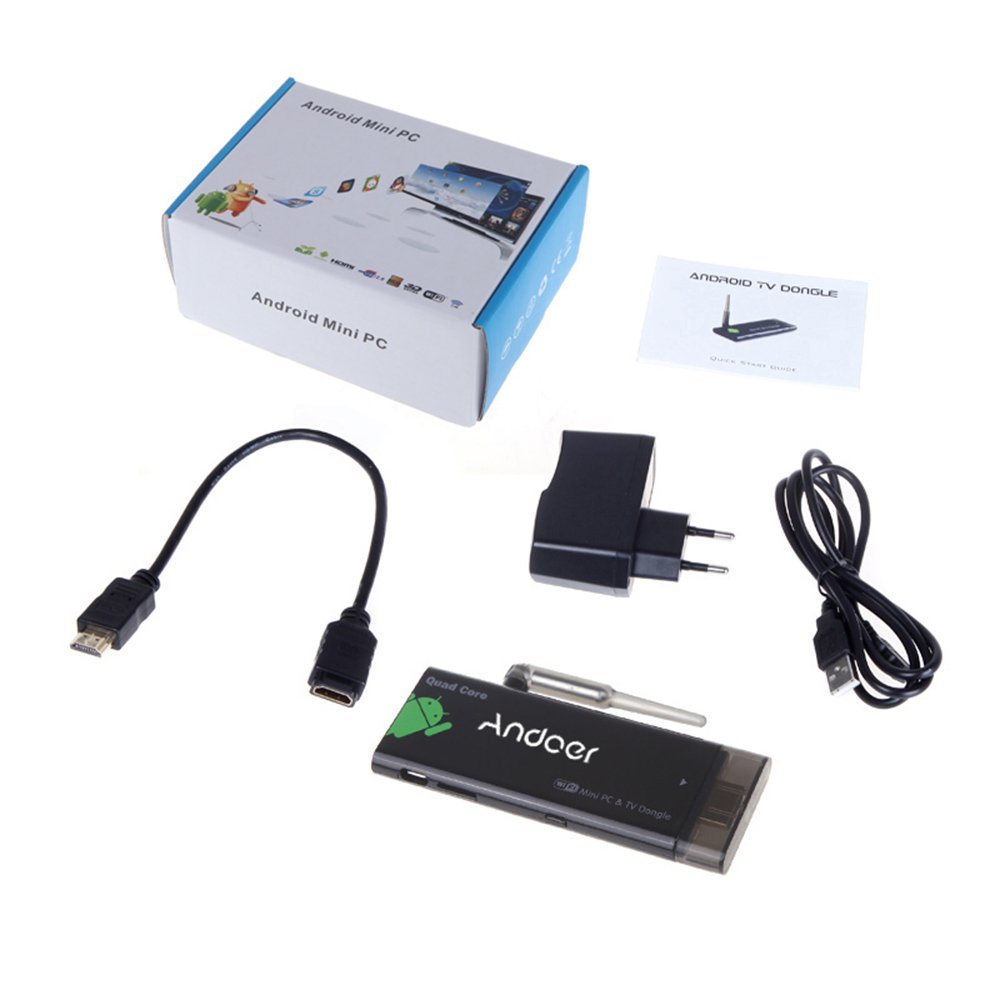 Andoer CX919 Android 4.2 Mini PC Box TV Stick Quad Core 2G/8GB ...