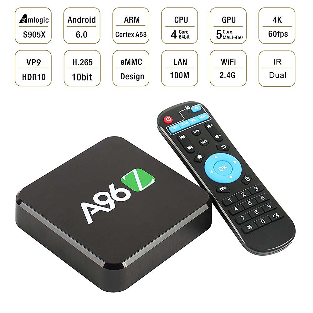 [Customize Model Led Dispaly] Orask A96Z Android TV BOX Amlogic S905X ...