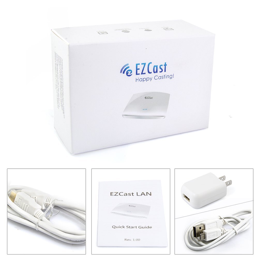 EZCast LAN Box TV Stick DLNA Miracast Airplay Wireless Display HDMI ...