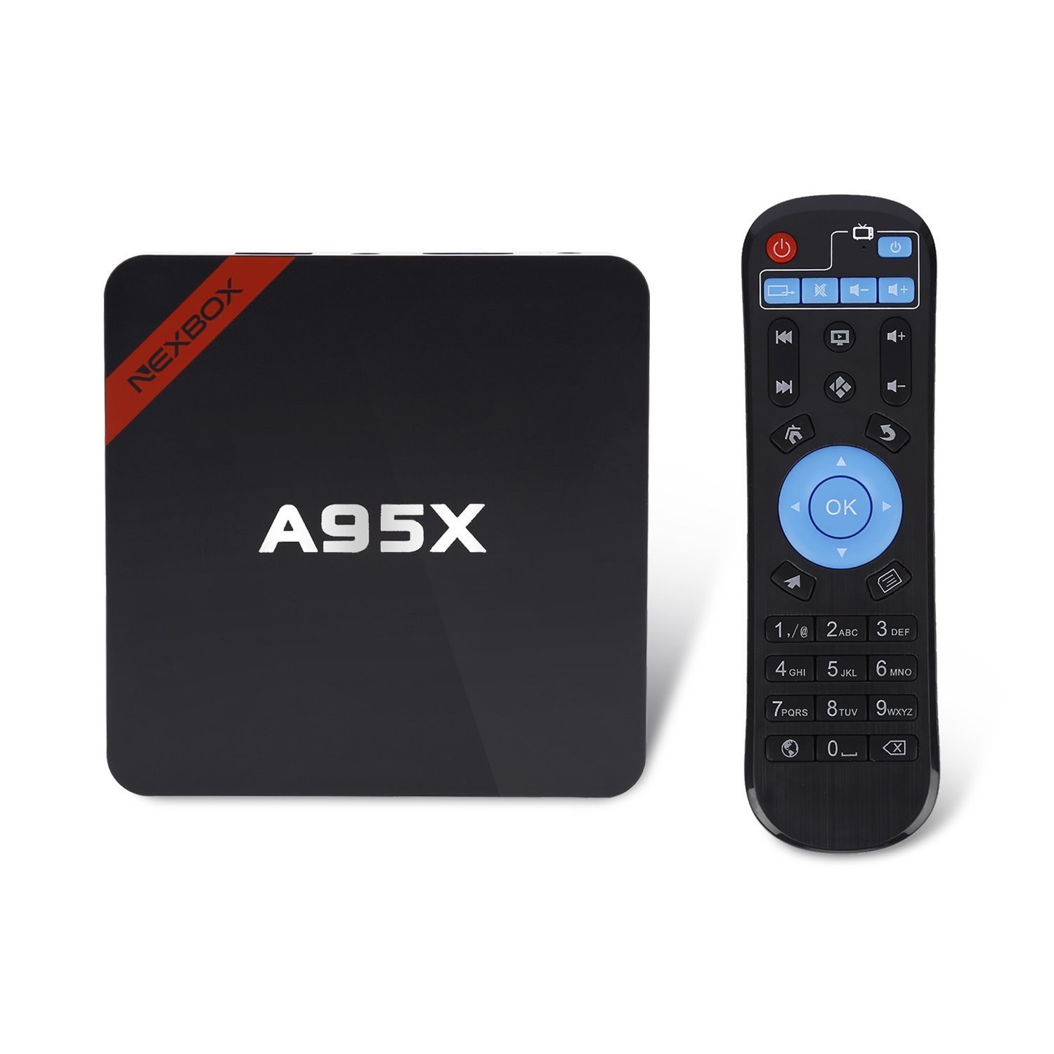 E-Home A95x Android TV Box, S905 Quad Core, 1GB/8GB, Media Streaming ...