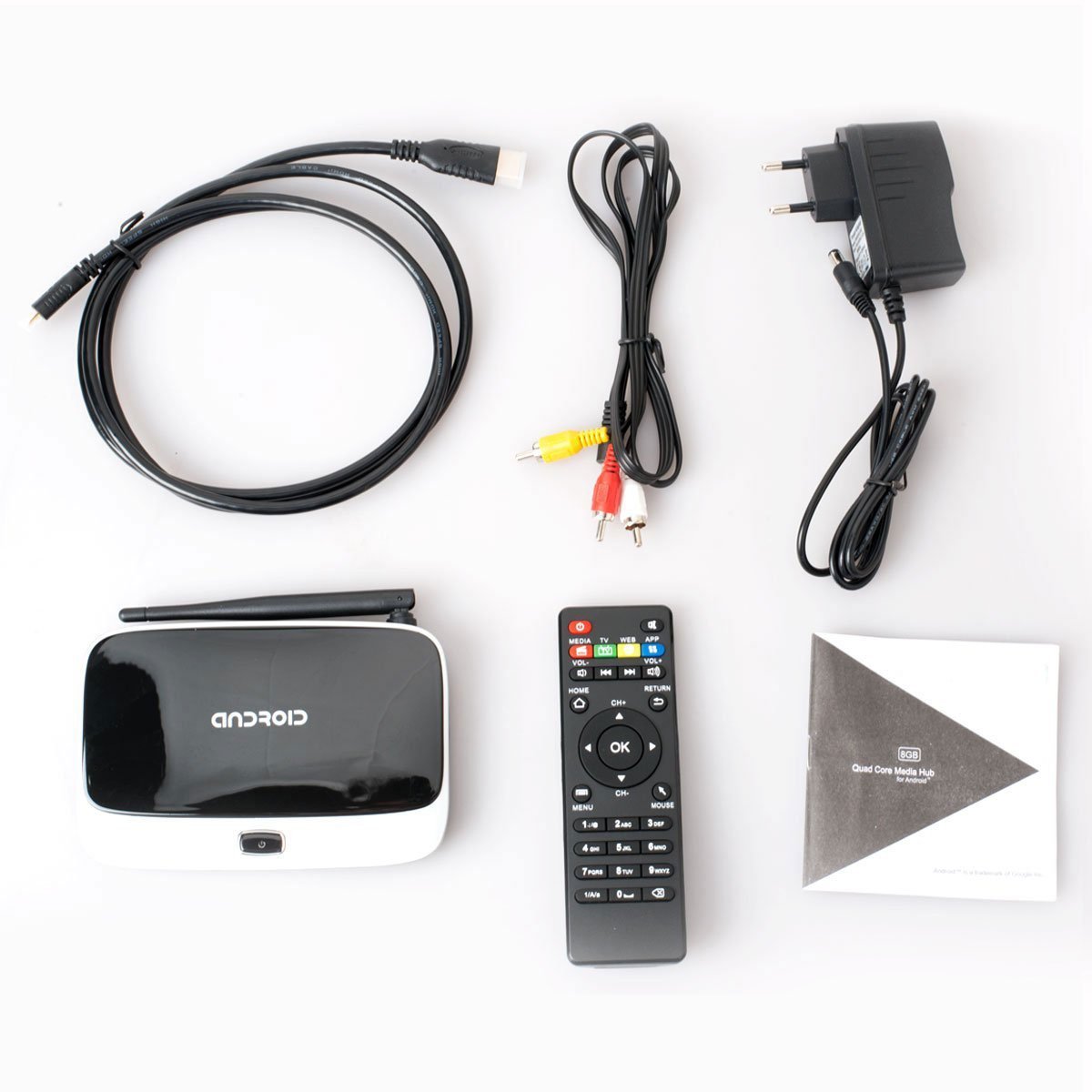 Q7 Rockchip 3188T Quad-Core Android 5.1 Kodi XBMC TV Box 2GB RAM Flash ...