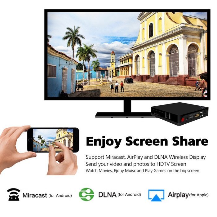 Docooler i68 Smart Android 6.0 TV Box (Amlogic S912 Octa Core 64bit 2GB ...