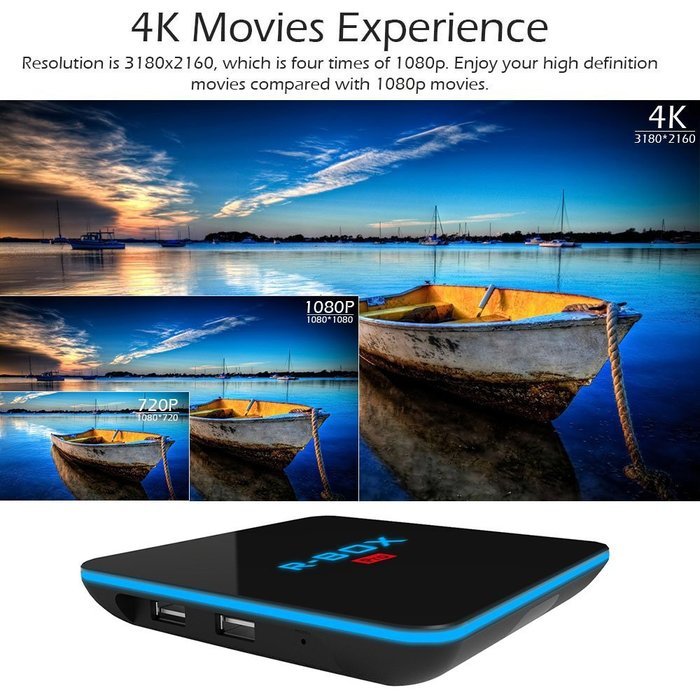 Docooler R-BOX Pro Smart Android 6.0 TV Box S912 Octa-Core 64bit 2GB ...