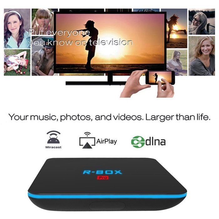 Docooler R-BOX Pro Smart Android 6.0 TV Box S912 Octa-Core 64bit 2GB ...