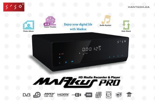 Hantech Markus PRO 2 TB HD PVR,Media Recorder,HDMI,1080P,NDAS,HDMI,USB ...