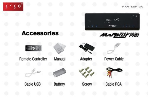 Hantech Markus PRO 2 TB HD PVR,Media Recorder,HDMI,1080P,NDAS,HDMI,USB ...