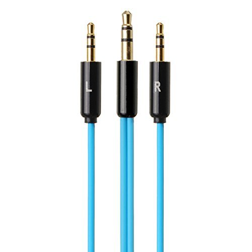 BephaMart 1.2M Blue Audio Cable For Sol Republic Master Tracks HD V8 ...