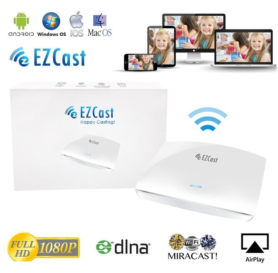 EZCast LAN Box TV Stick DLNA Miracast Airplay Wireless Display HDMI ...