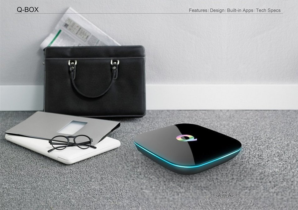 Qbox Android 5.1 Smart TV Box Kodi XBMC Fully Loaded Unlocked S905 Quad ...