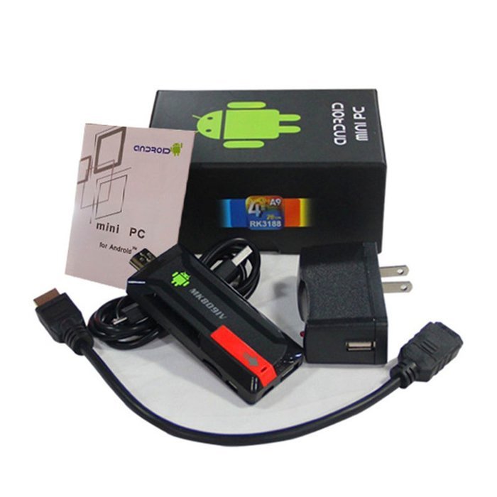 NEW Wifi Display Airplay Dongle Android 4.4.2 Mini PC TV Box Rockchip ...