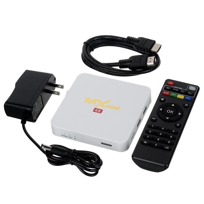 Eachbid MX S905 Quad Core 1GB 8GB Fully Loaded Smart Android TV Box 4k ...