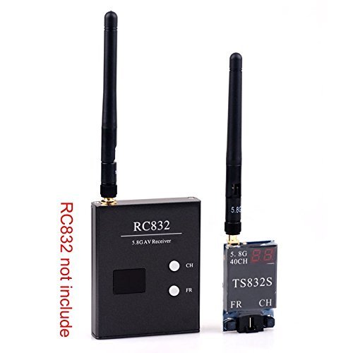 40CH 5.8G 600mw Wireless Audio Video TX FPV TS832 Transmitter for RC ...