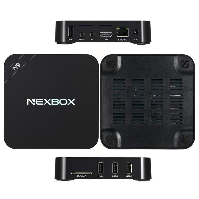 NEXBOX N9 Smart Android TV Box RK3229 Quad-core 64 Bits 1G / 8G N7 free ...