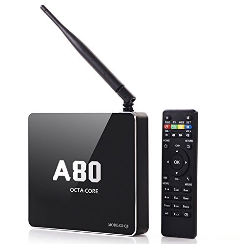 CS-Q8 Smart TV Box Android TV Box DDR 4GB Flash 32GB Octa-Core ARM ...