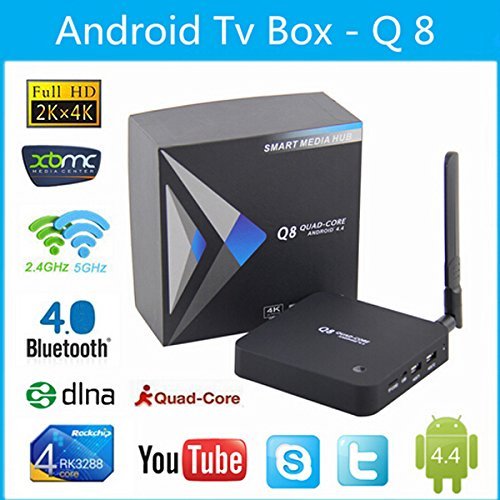 Generic Newest Q8 Android 4.4 TV Box Rockchip 3288 Quad-Core 2GB/ 8GB ...