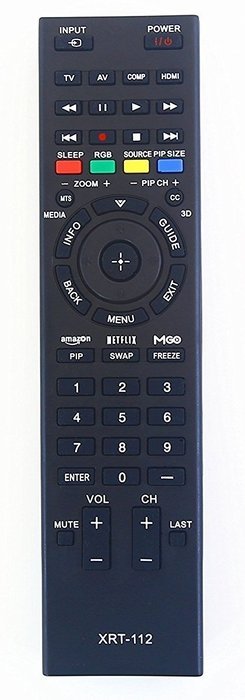 New Vizio Xrt112 Universal Remote Control For All Vizio Brand Tv Smart