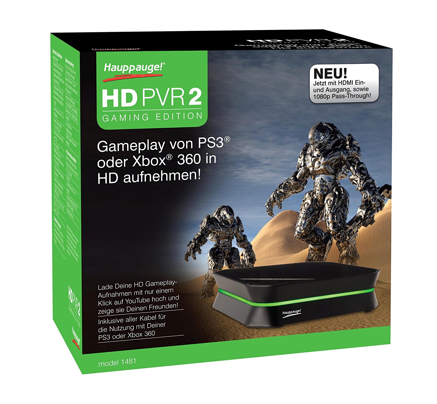 HD PVR 2 Gaming Edition - Videoschnittkarte - Hi-Speed USB N4 free ...