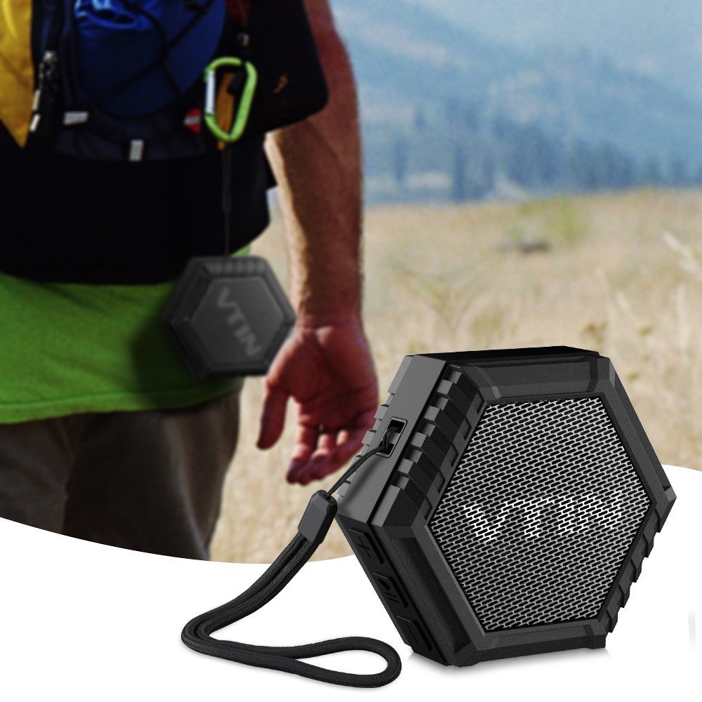 Vtin Bluetooth Shower Speaker, Mini Portable Wireless Speakers 5W with ...
