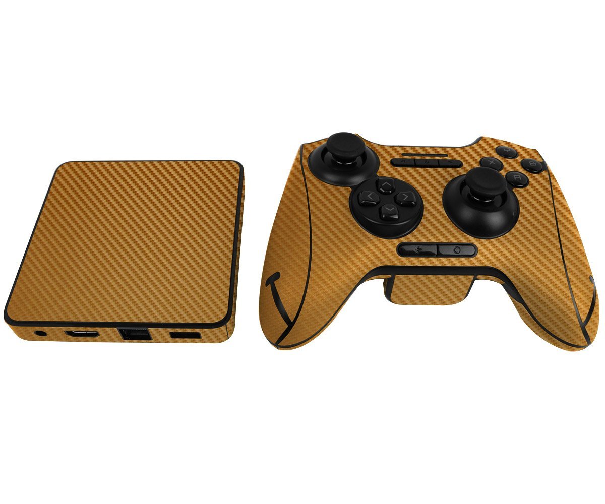 Skinomi TechSkin - Razer Forge TV Gold Carbon Fiber Full Body Skin ...