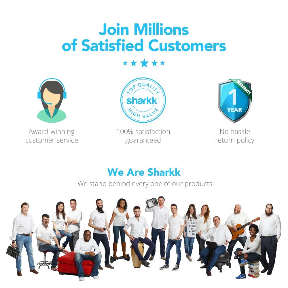 SHARKK MAKO Bluetooth Speaker 20W IP67 Waterproof Speaker with Maxbass ...