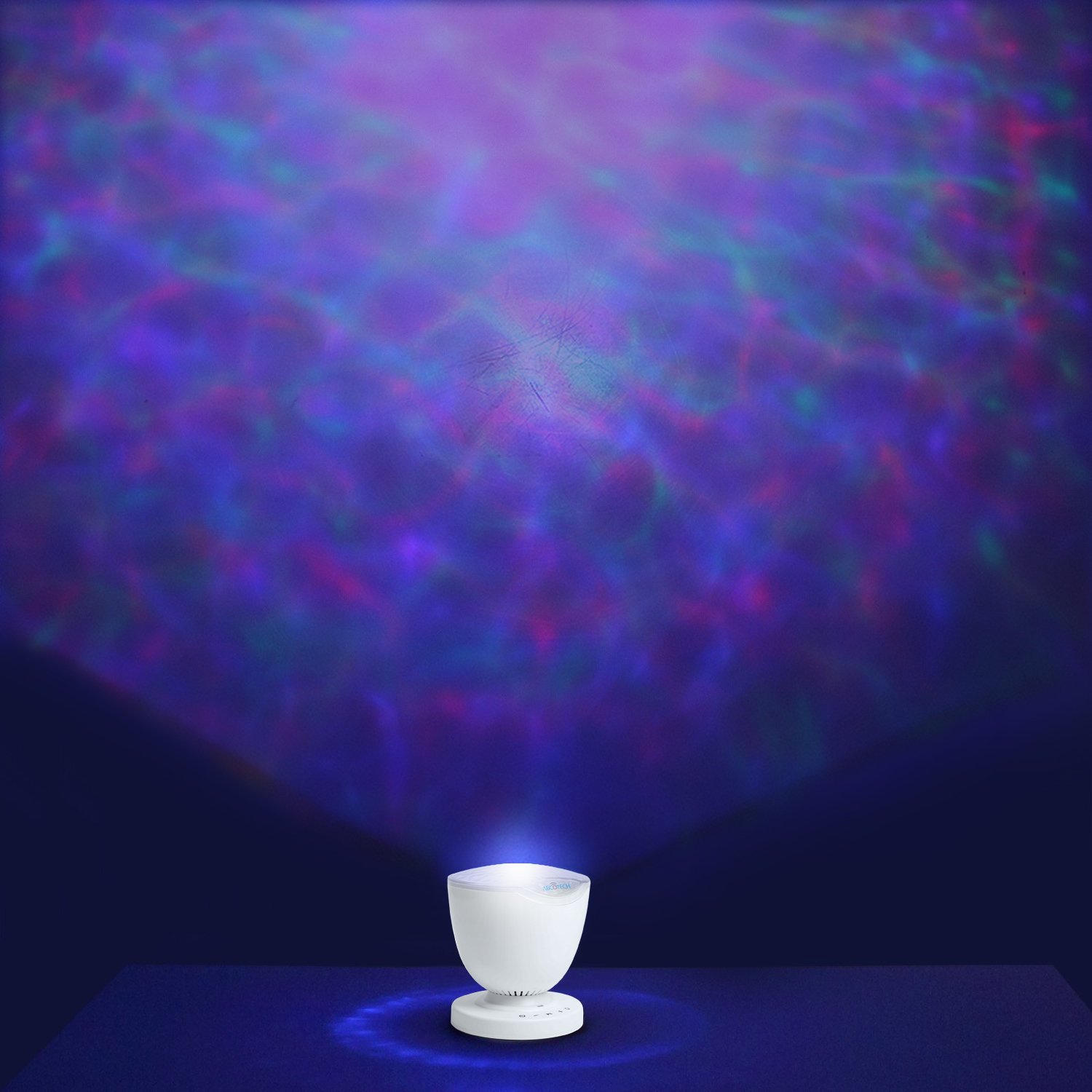 Ocean Wave Night Light Projector and Bluetooth Speaker. Romance and ...